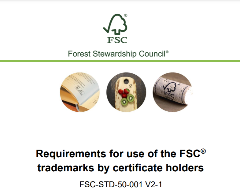 Trademark Standar Terbaru untuk Pemegang Sertifikat FSC Telah Terbit ...